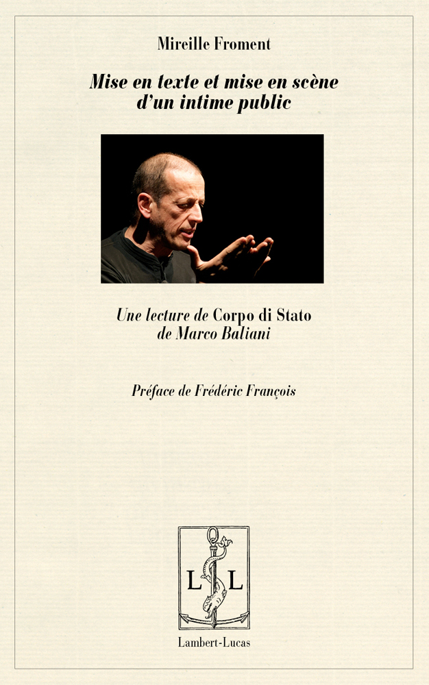Mise en texte et mise en scène d’un intime public. Une lecture de ...